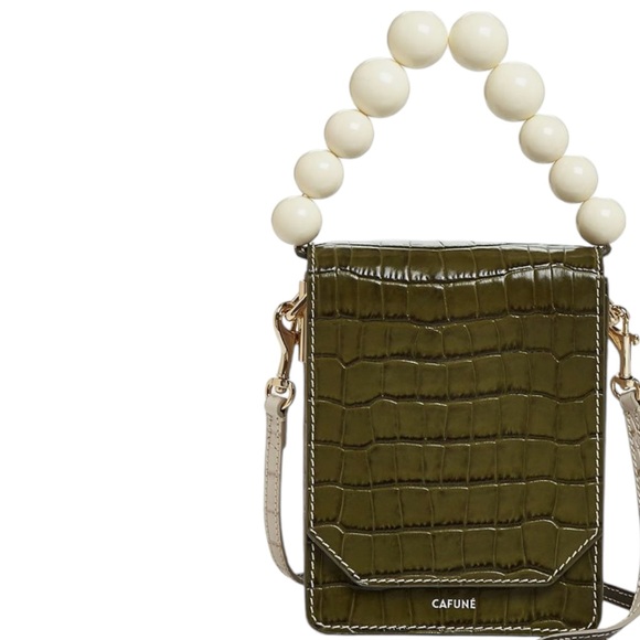 CAFUNÉ | Bags | Nwt Cafun Bellows Crocembossed Crossbody | Poshmark